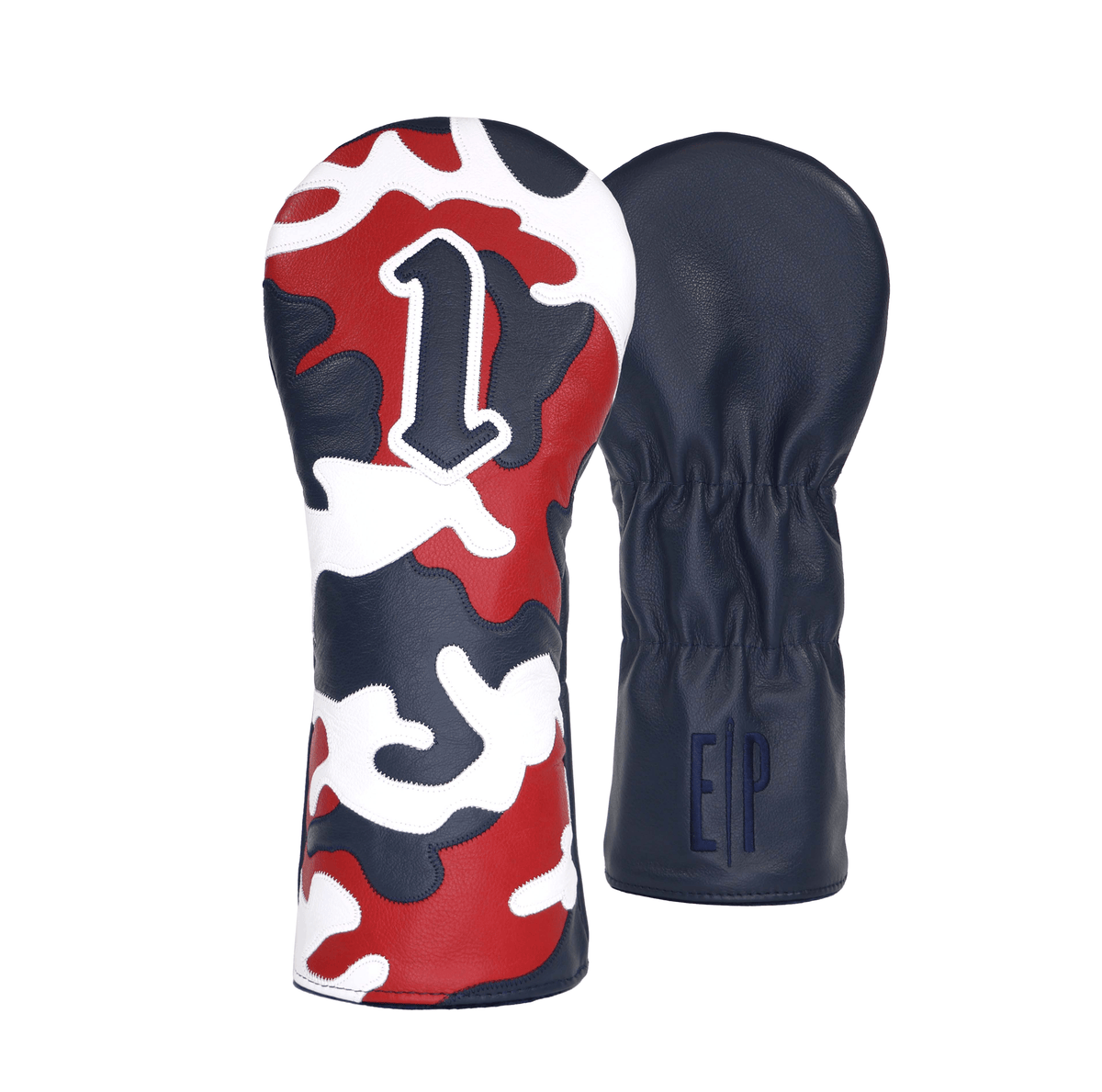 Red, White and Blue Camo Wood Cover – EP Headcovers